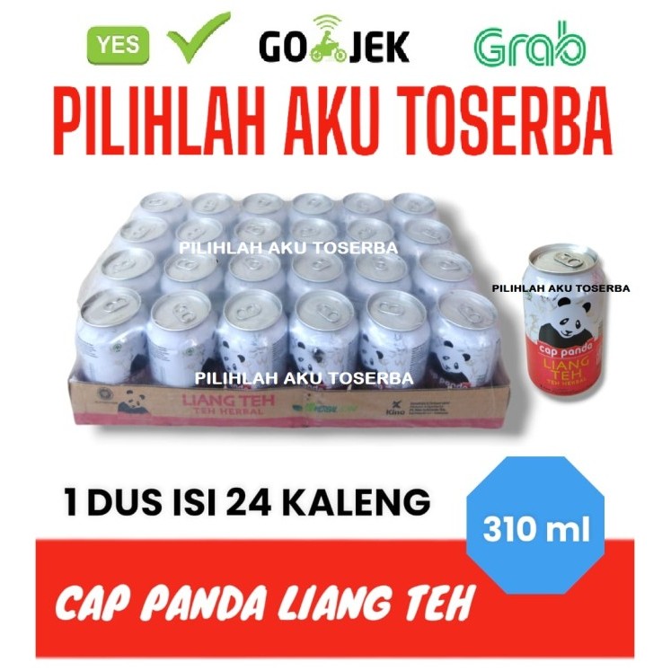 Jual Minuman LIANG TEH cap PANDA kemasan KALENG 310 ml - ( HARGA 1 DUS ...