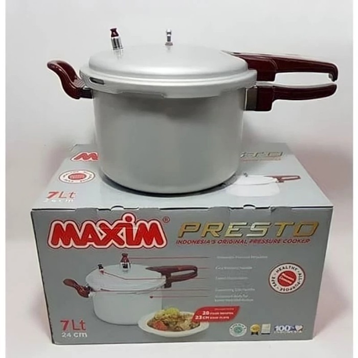 Jual panci presto maxim 7 liter 24 cm | Shopee Indonesia