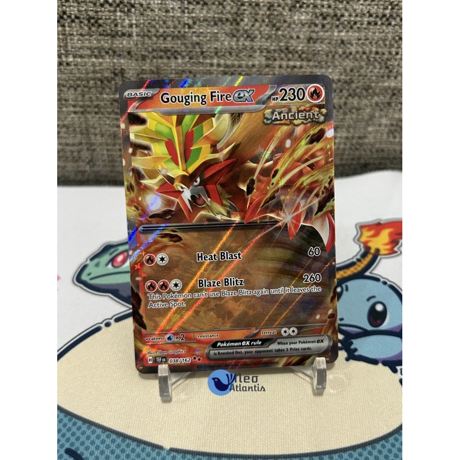 Jual Pokemon TCG English Gouging Fire ex - 038/162 - Ultra Rare Scarlet & Violet: Temporal ...