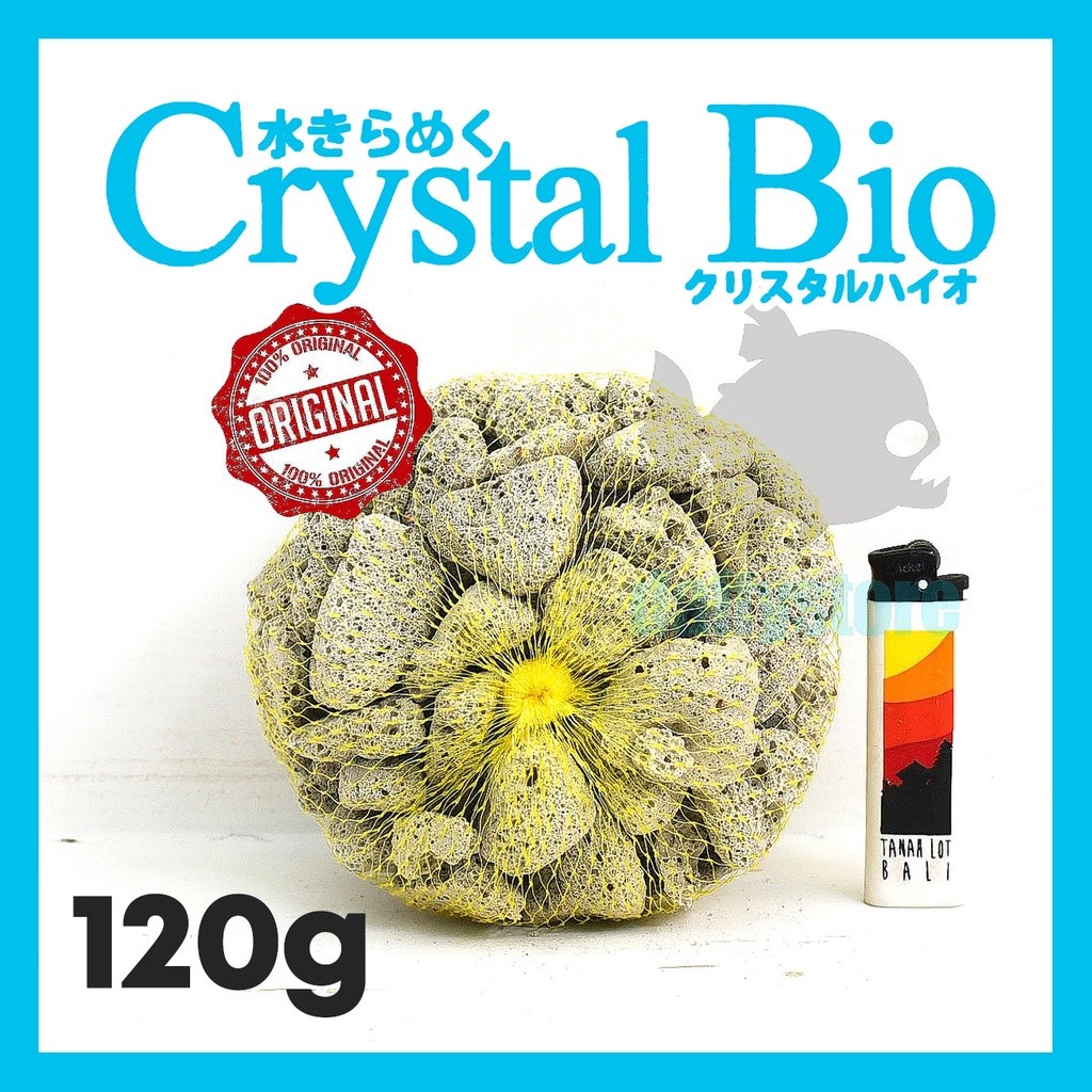 Jual Crystal Bio 120 gr bungkus kecil (cocok untuk filter talang / top ...