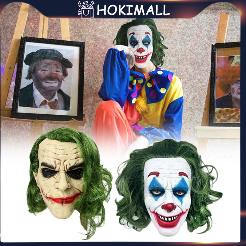 Jual Topeng Halloween Dark Knight Batman Joker Latex Mask Head Cover ...