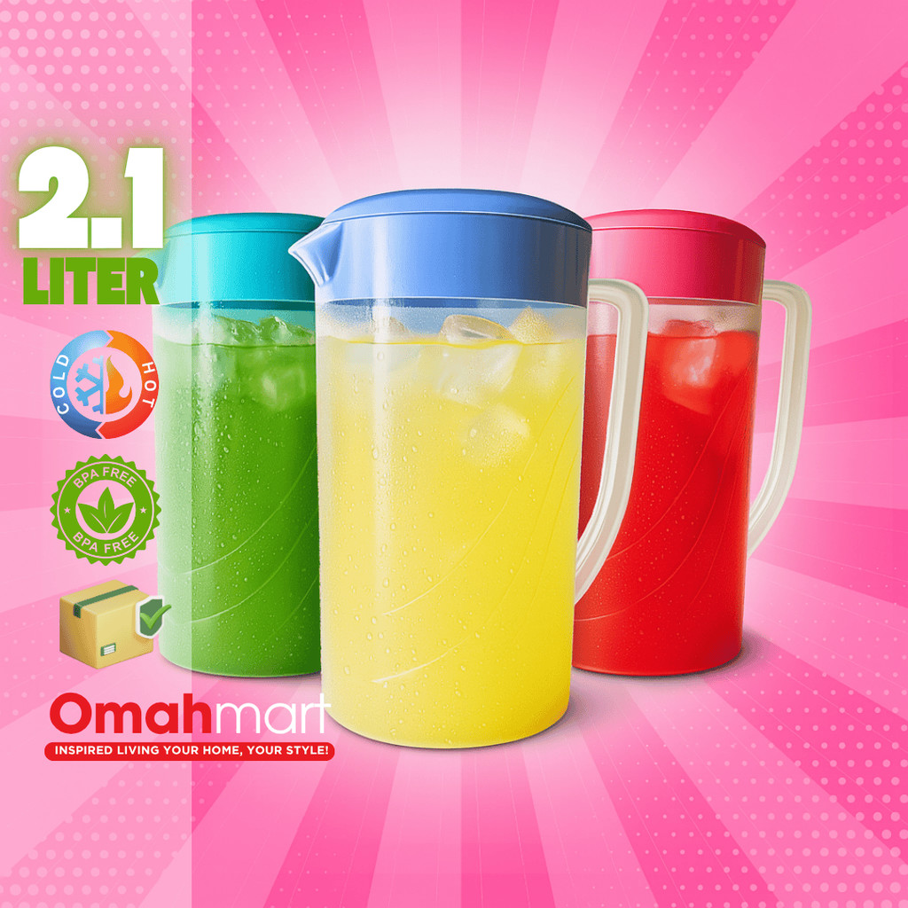Jual Teko Ceret Air 2.1L BPA Free – Jug Minuman Dingin Panas – OmahMart ...