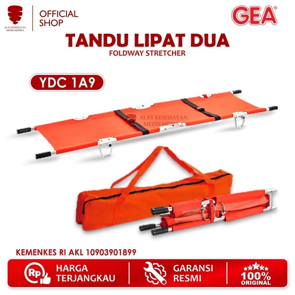 Jual Tandu Lipat 2 Folding Stretcher Emergency PMI P3K UKS Medis ...