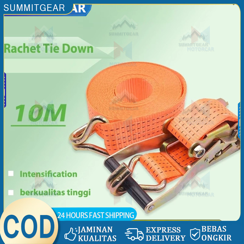 Jual Rachet tie down/8-10 meter Trek belt /10 ton tali sound/tali ...