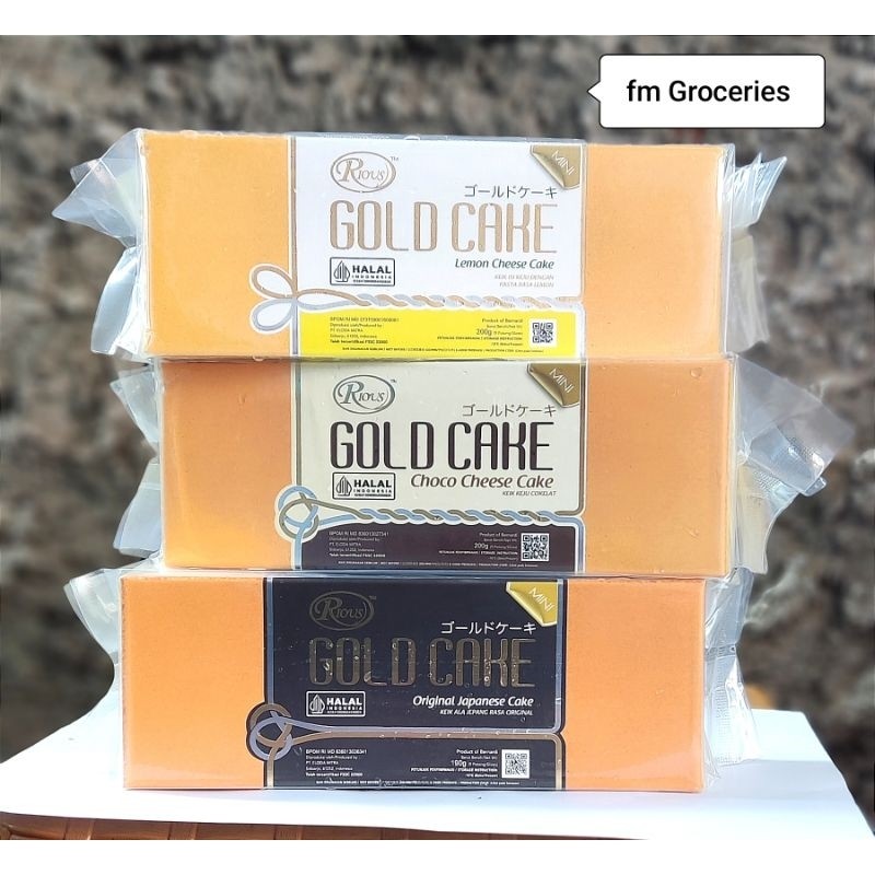 Jual Rious Gold Cake Lemon Cheese Cake | Rious Gold Cake by Bernardi ...
