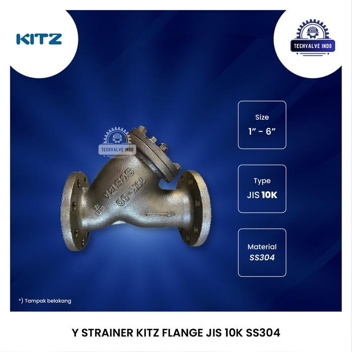 Jual Y STRAINER KITZ 3" INCH FLANGE JIS 10K SS304 ORIGINAL | Shopee Indonesia