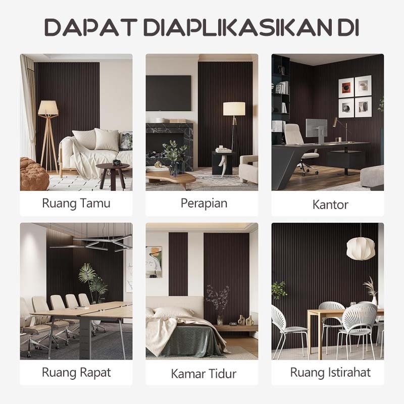 Jual WPC Aestetic Dinding Motif Kayu 3D WALL PANEL PVC Kayu Bukan ...