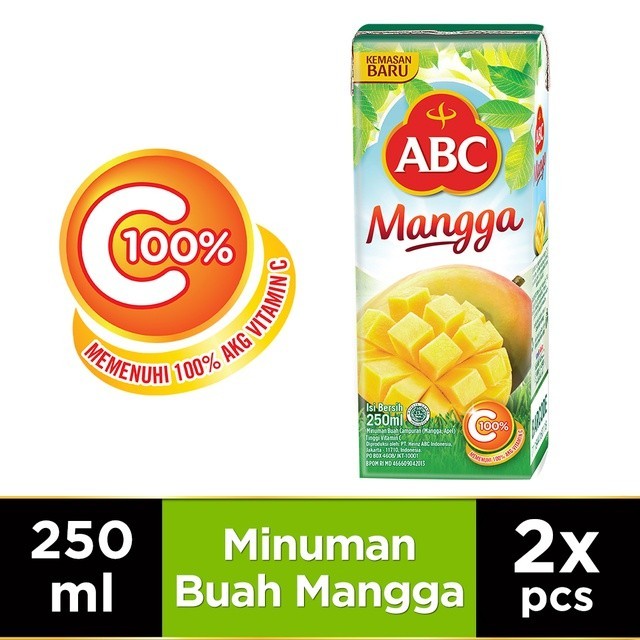 Jual ABC Mango Juice 250 mL x2 | Shopee Indonesia