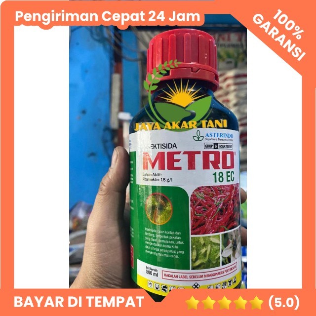 Jual METRO 18 EC 500ml 1/2 Liter – Obat Keriting Daun Cabai Insektisida ...