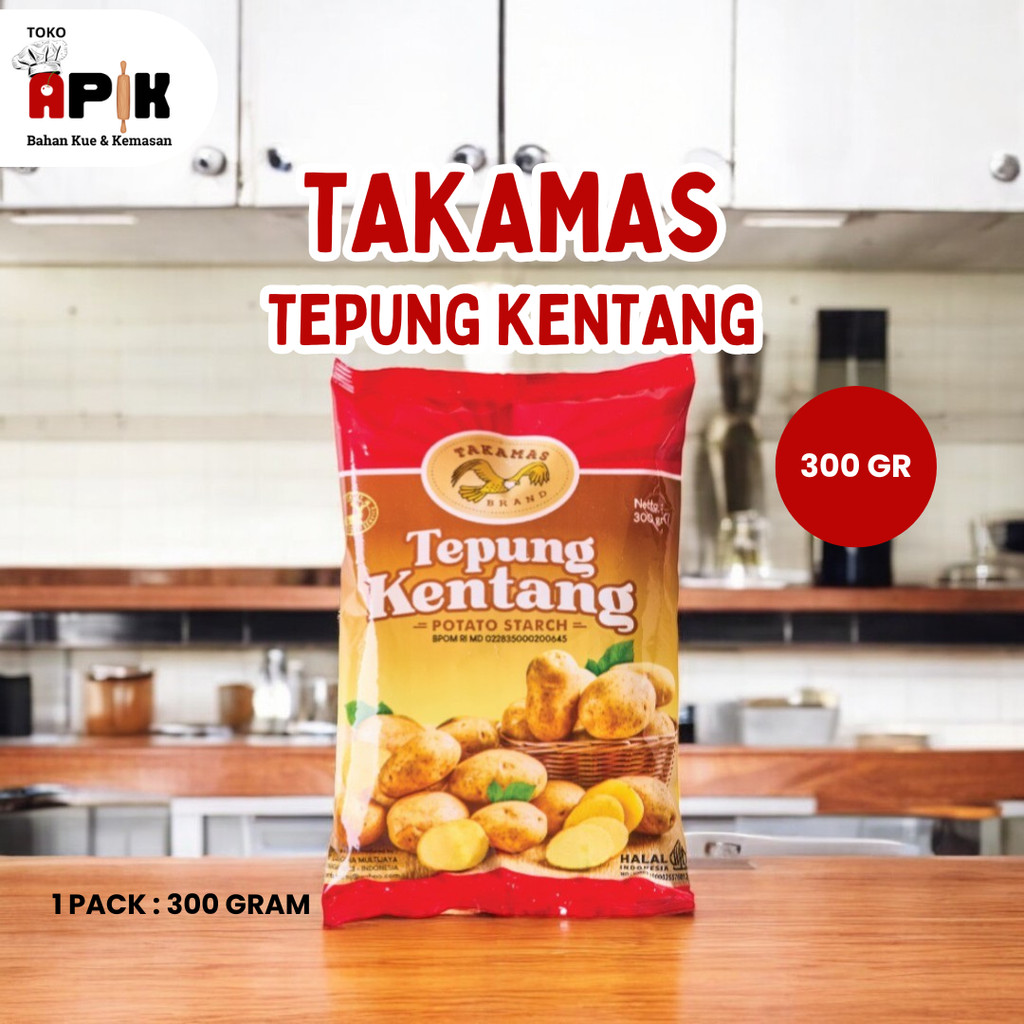 Jual Takamas Tepung Kentang 300gr / Potato Starch / 100% Pati Kentang ...