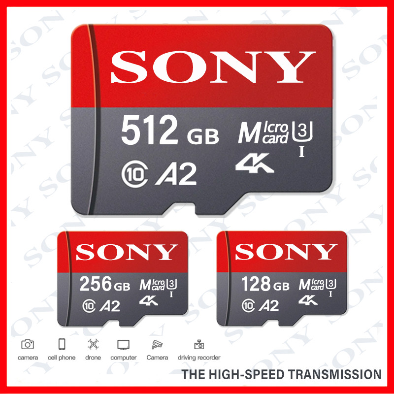 Jual SONY Micro SD Card High Speed Original Memory Card 128GB 64GB ...