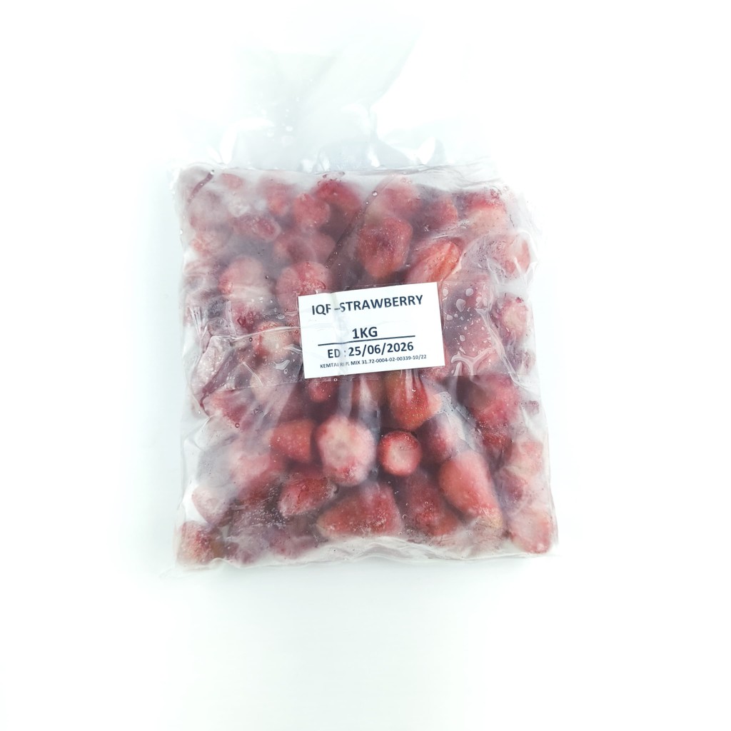 Jual Buah IQF Strawberry 1Kg Buah Frozen | Shopee Indonesia