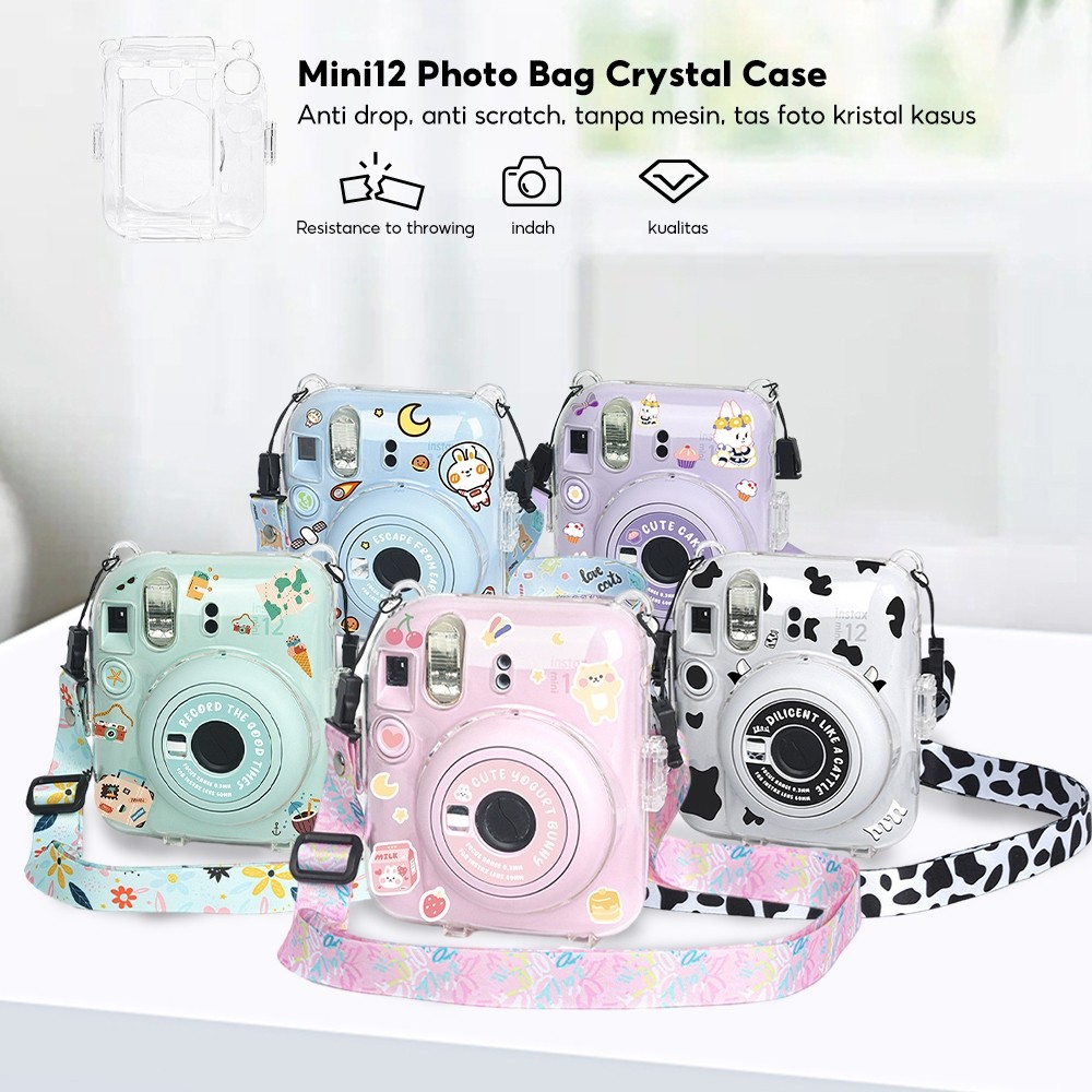 Jual Hardcase with Pocket Foto for Fujifilm Instax Mini 12 Motif Series ...