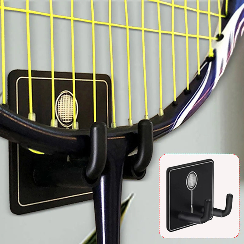 Jual Wall Mounted Racket Holder Tennis Racket Holder Badminton Racket ...