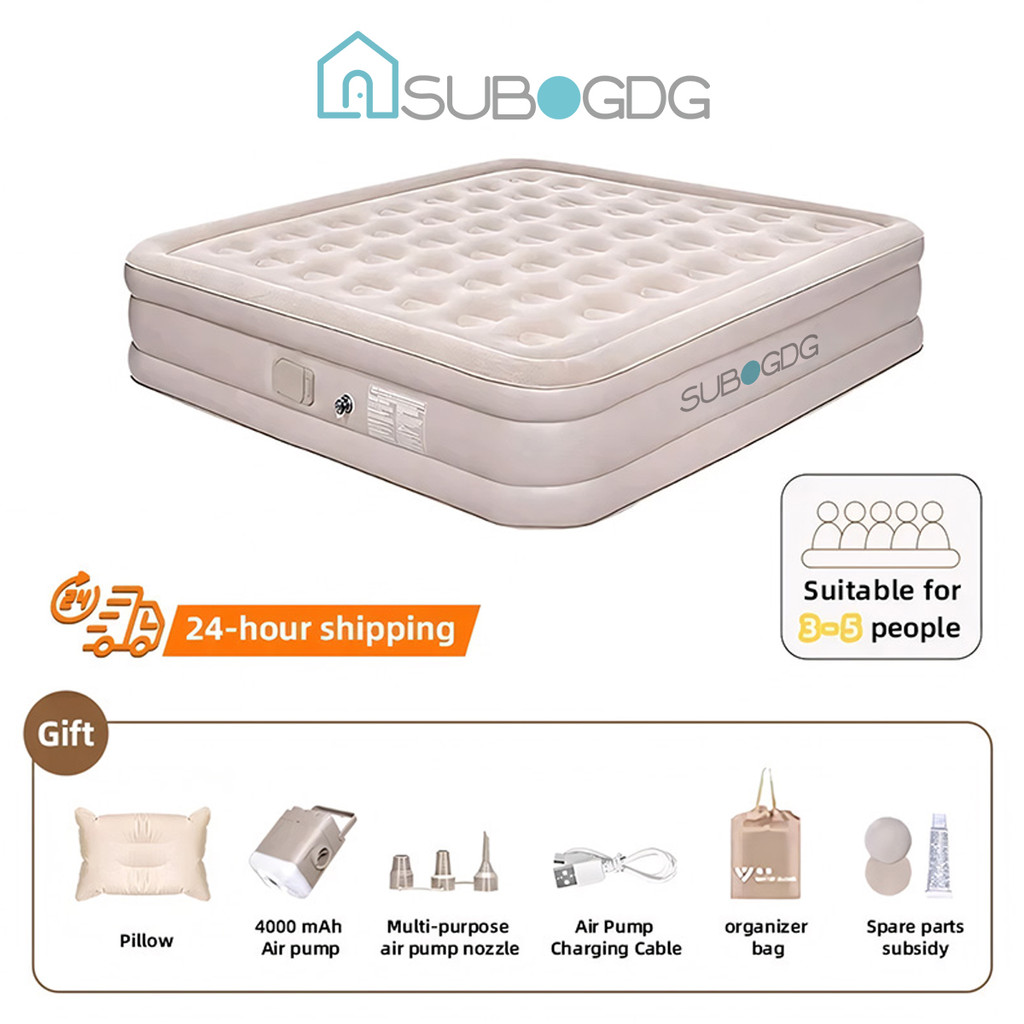 Jual SUBOGDG Sleefy Matras Tidur Kasur Angin Pompa Tiup Double Air Bed ...