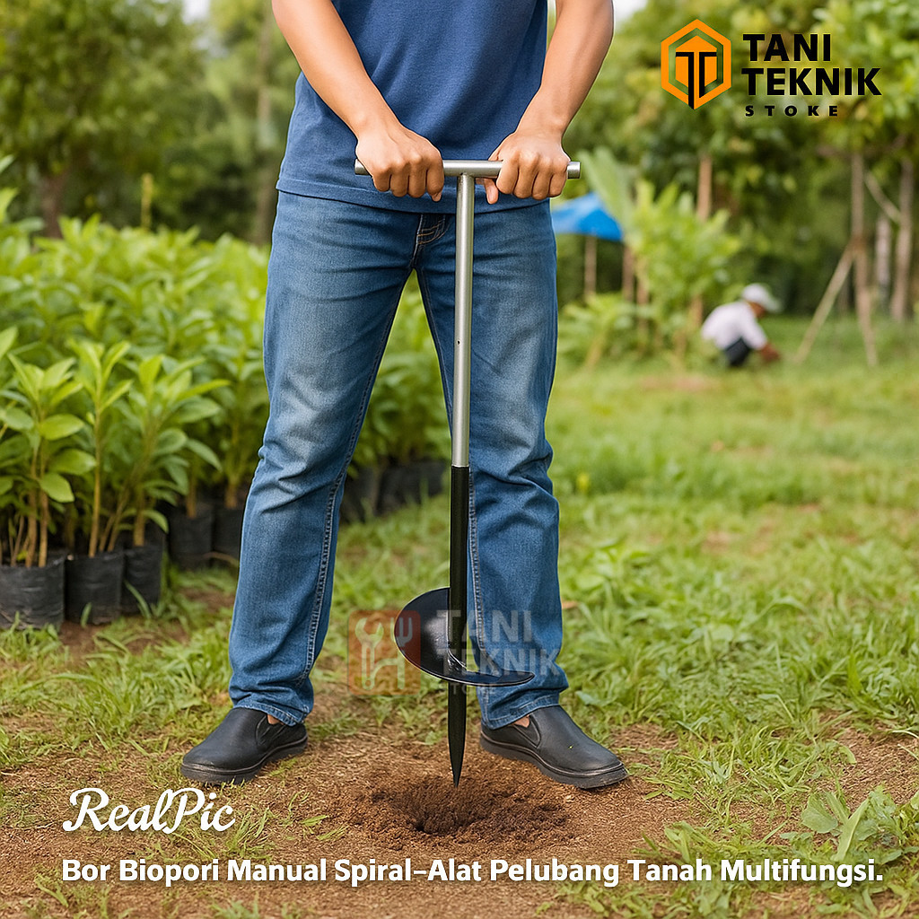 Jual Bor Biopori Manual Spiral – Alat Pelubang Tanah Multifungsi Kompos ...