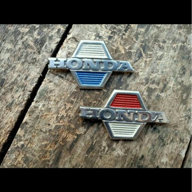 Jual logo emblem tebeng sayap kap honda c70 c90 c50 badge embos logo ...
