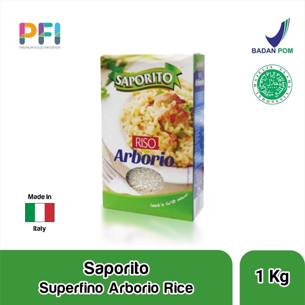 Jual Saporito Superfino Arborio Rice 1kg - Beras Risotto | Shopee Indonesia