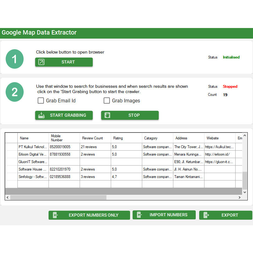 Jual GOOGLE MAPS DATA SCRAPER TERBAIK | Shopee Indonesia