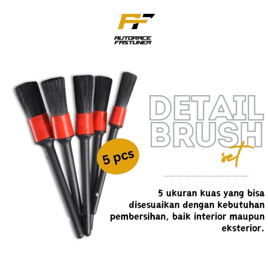 Jual Kuas Detailing Set 5in1 Mobil Motor Detailing Brush Sikat Kuas ...