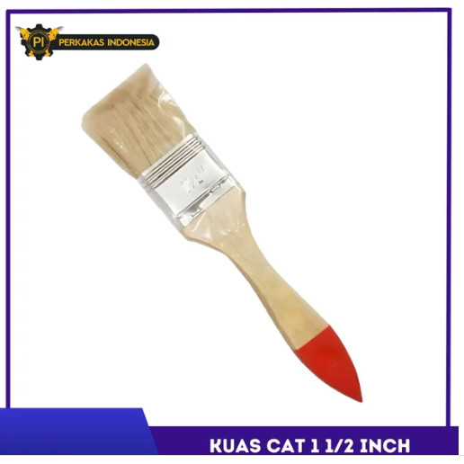 Jual Kuas Cat Serabut 1.5 Inch Kuas Cat Air Tinner Water Alat Pembersih ...