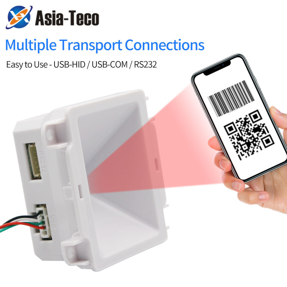 Jual 2D Barcode Scanner Bar QR Code Reader USB RS232 Interface Embedded ...