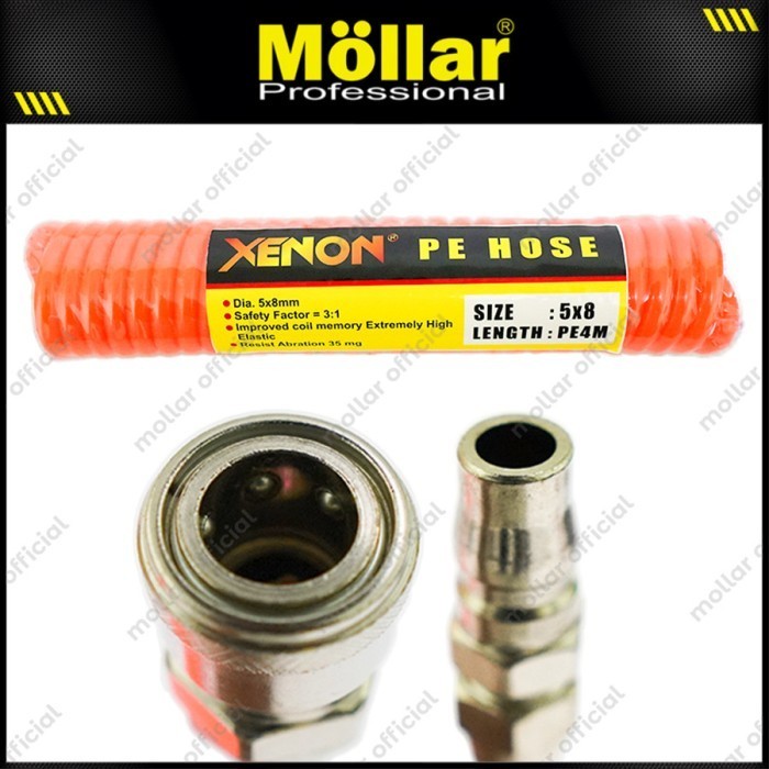 Jual Recoil PE Hose 4 - 15 Meter - Selang Angin Kompresor Udara Spiral ...