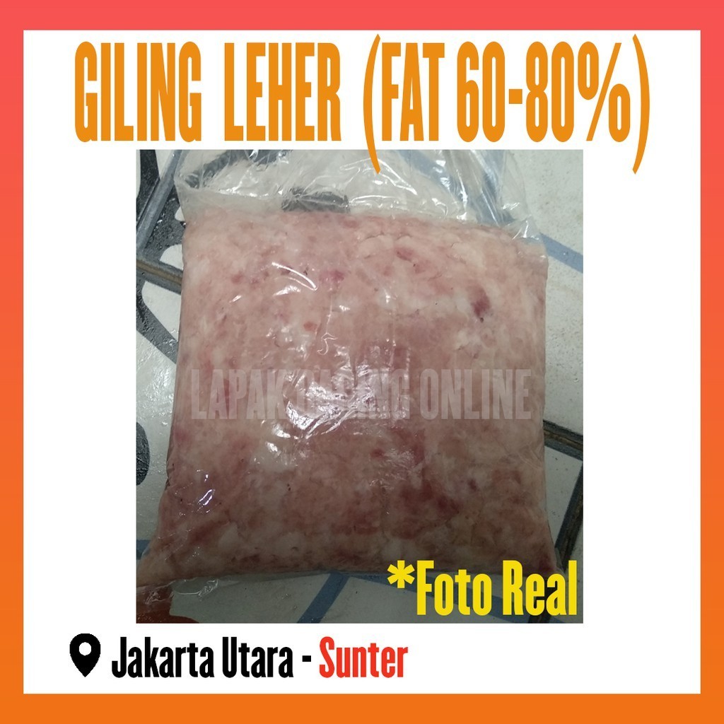Jual Daging Babi Giling (Bagian Leher) / Pork Minced per 1kg | Shopee ...