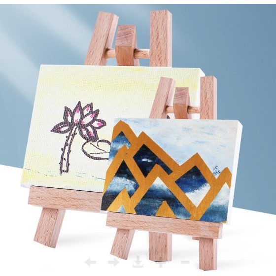Jual OHSOME --MontMarte·MEA0019 mini easel with canvas·15cm/8cm*10cm ...