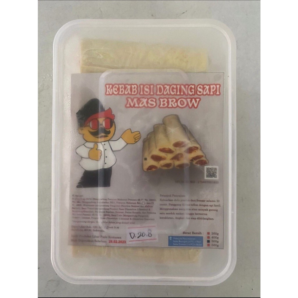 Jual Mas brow kebab full daging tanpa sayur | Shopee Indonesia