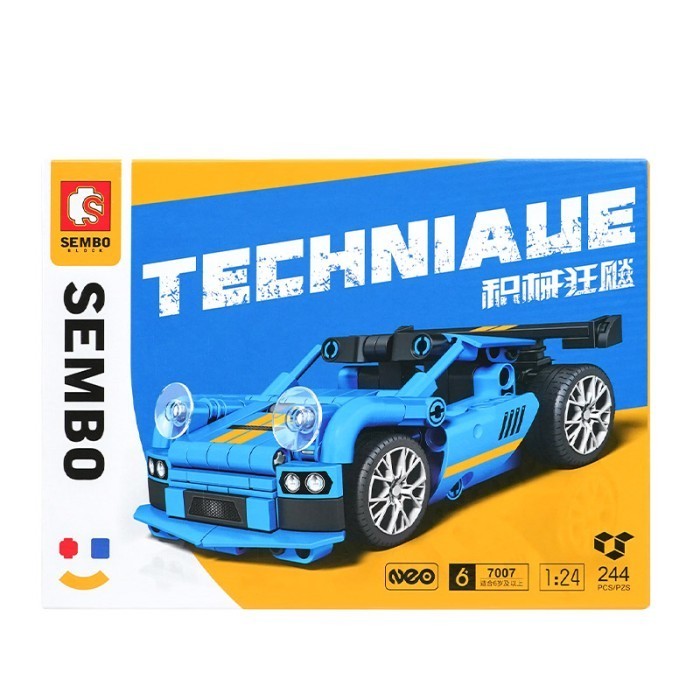 Jual OHSOME Block Mainan Brick Blok Susun 3D DIY SEMBO Mobil Sport ...