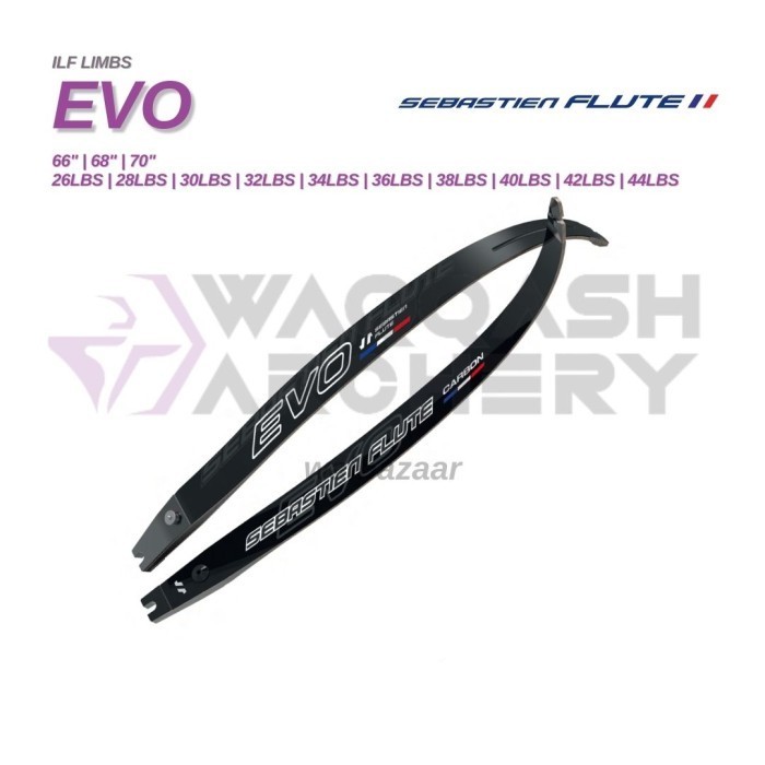 Jual SEBASTIEN FLUTE EVO ILF LIMBS Recurve Bow Original | Shopee Indonesia