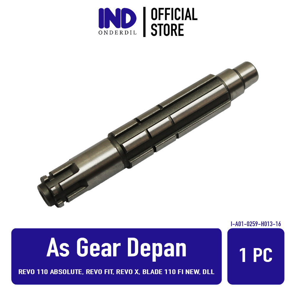 Jual IND Onderdil As Gear Depan Revo Absolute X Fit Blade 110 Lama Old ...
