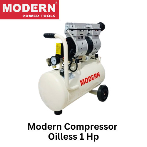 Jual MODERN Compressor Oilless 1Hp 24 Liter 750W / Kompresor Tanpa Oli ...