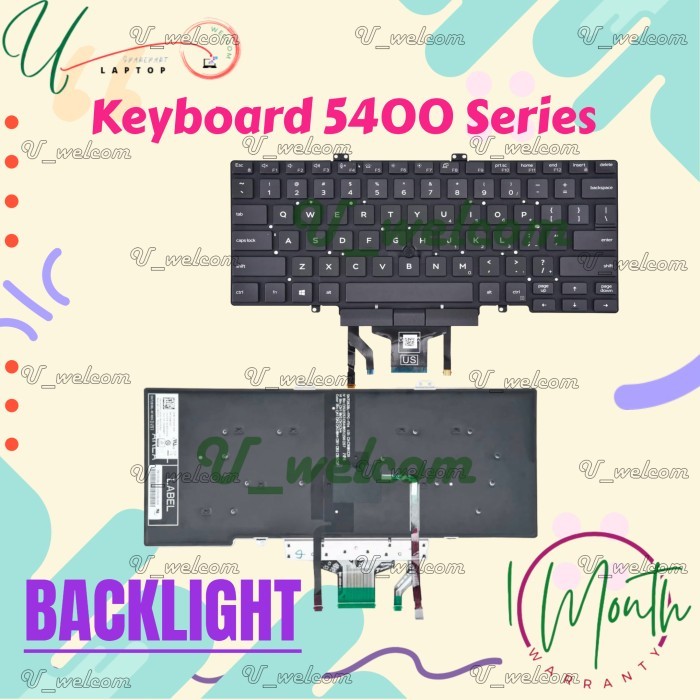 Jual Kb Keyboard Latitude 14 5401 5402 3400 5400 5410 7400 7410 P100g ...