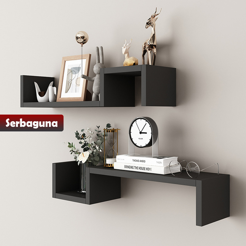 Jual Rak Ambalan Furniture Rak Buku Dinding Minimalis Hiasan Papan ...