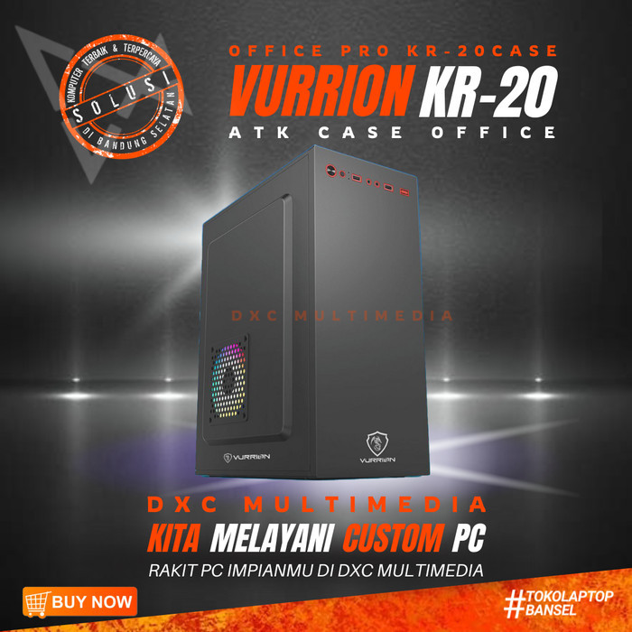 Jual CASING VURRION OFFICE PRO KR 20 INCLUDE PSU 500 WATT | Shopee ...