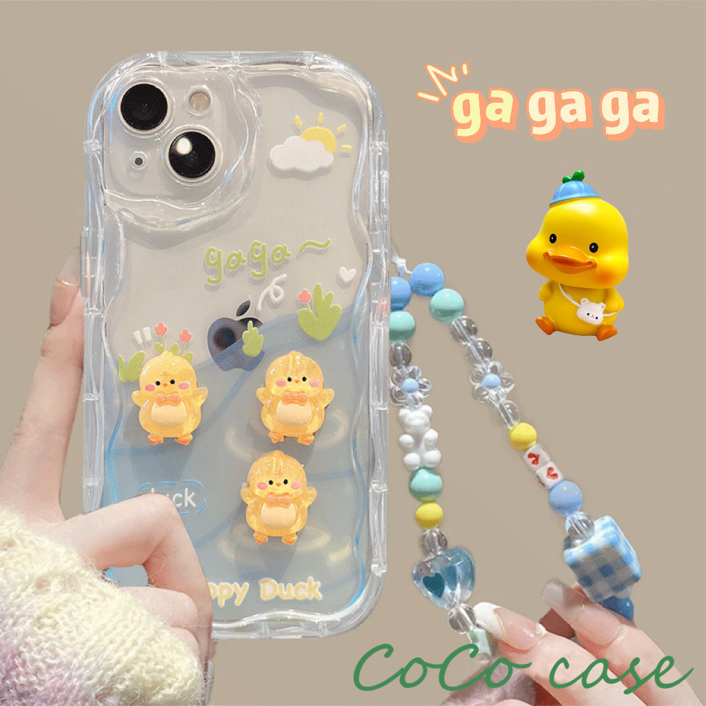 Jual 【Casing+Gelang】case SAMSUNG Bebek lucu dengan tambalan dan rantai Casing ponsel cocok untuk ...