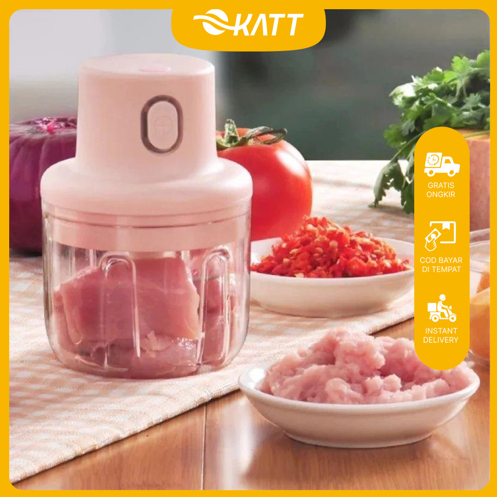 Jual Blender Mini Meat Capsule Elektrik Listrik Processor Dapur Bumbu ...