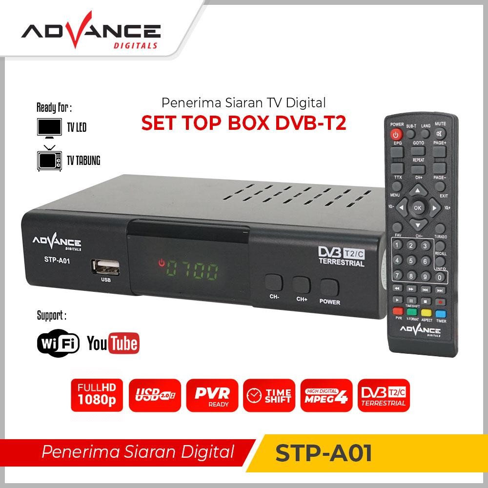 Jual STP-A01 / STB A01 Set Top Box TV Digital Receiver Advance - STB ...
