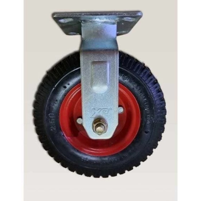 Jual Roda Troli Ban Angin / Roda Ban Pompa Angin 8 Inch Plat Mati ...