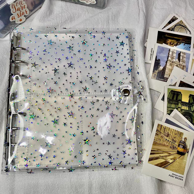 Jual 200 Pockets 25 Pcs PP Pages Star Jelly Color Portable Photocards ...