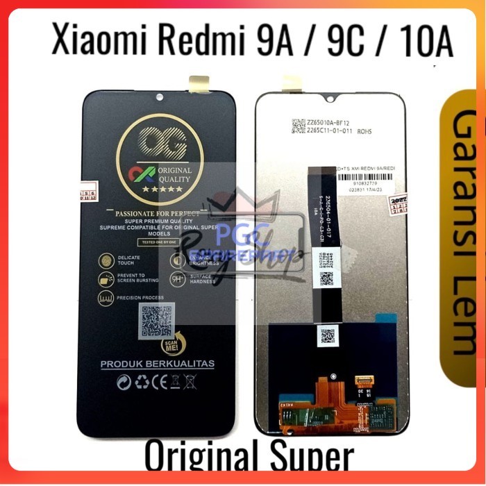 Jual ORIGINAL SUPER OG - LCD Touchscreen Fullset Xiaomi Redmi 9A / 9C / 10A | Shopee Indonesia