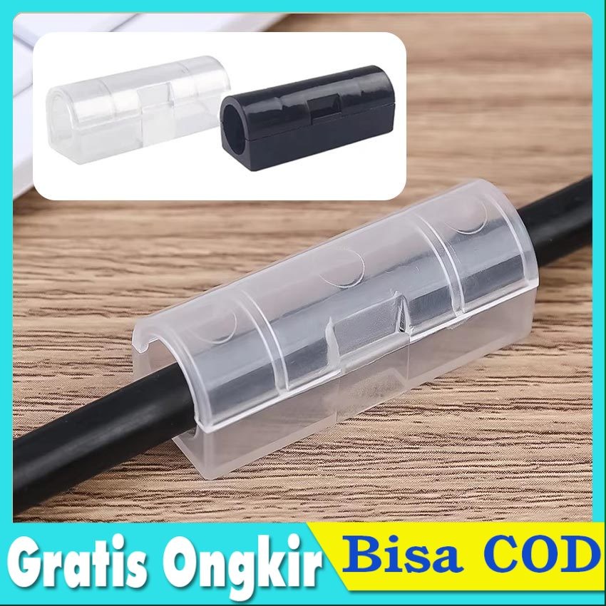 Jual 20pcs Klip Kabel Led Strip Selang / Klip Kabel Organizer Cable ...