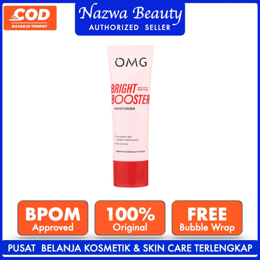 Jual OMG Oh My Glow Peach Glowing Cream with Double Sunscreen Filter ...