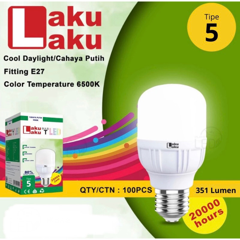 Jual BOHLAM BOLA LAMPU LED 5 LAKU LAKU HEMAT ENERGI T BULB LAMPU KAPSUL CAPSULE MURAH GROSIR ...