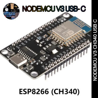 Jual NEW USB TYPE-C module NodeMCU V3 CH340 wemos D1 mini WIFI Esp8266 ...