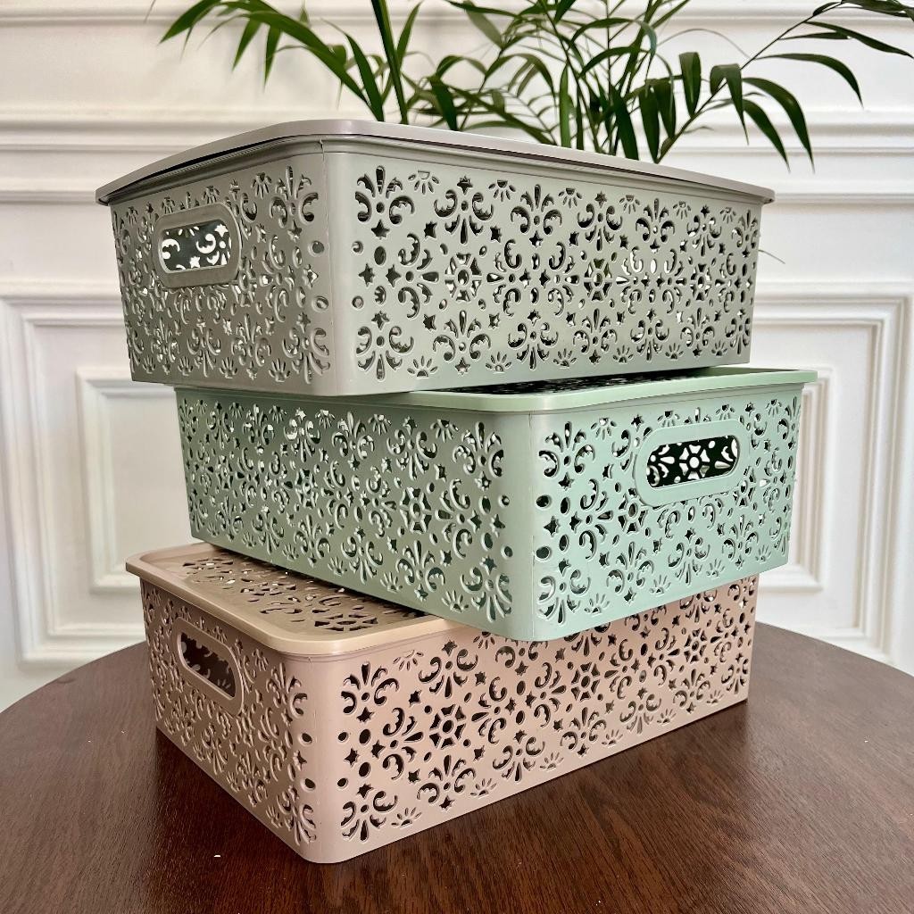 Jual (3pcs) KERANJANG BASKET YANG YANG JUMBO/ Keranjang Serbaguna ...