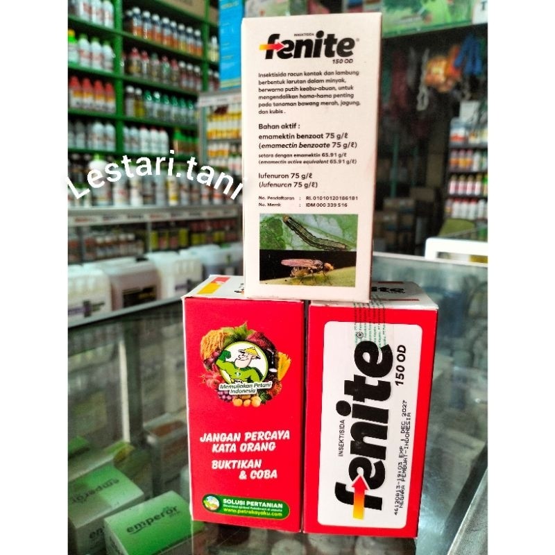 Jual insektisida fenite 150 OD,(100ml),2 bahan aktif : emamektin ...