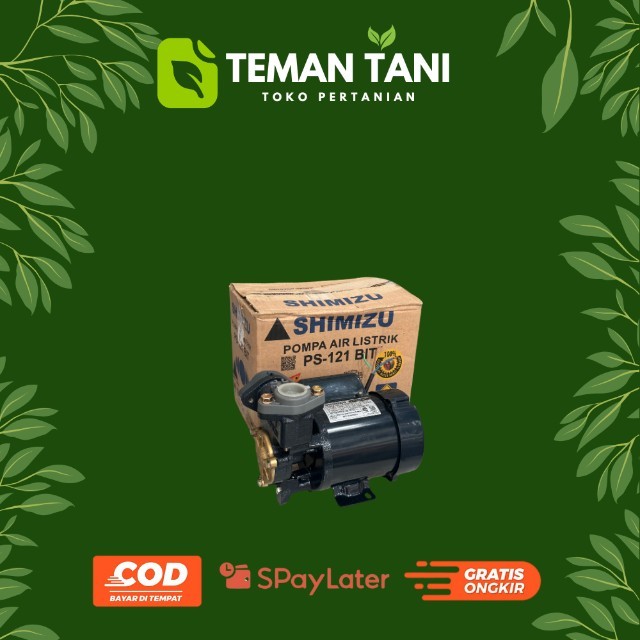 Jual POMPA AIR LISTRIK SHIMIZU PS-121-BIT/POMPA AIR SUMUR DANGKAL NON OTOMATIS TEMAN TANI ...